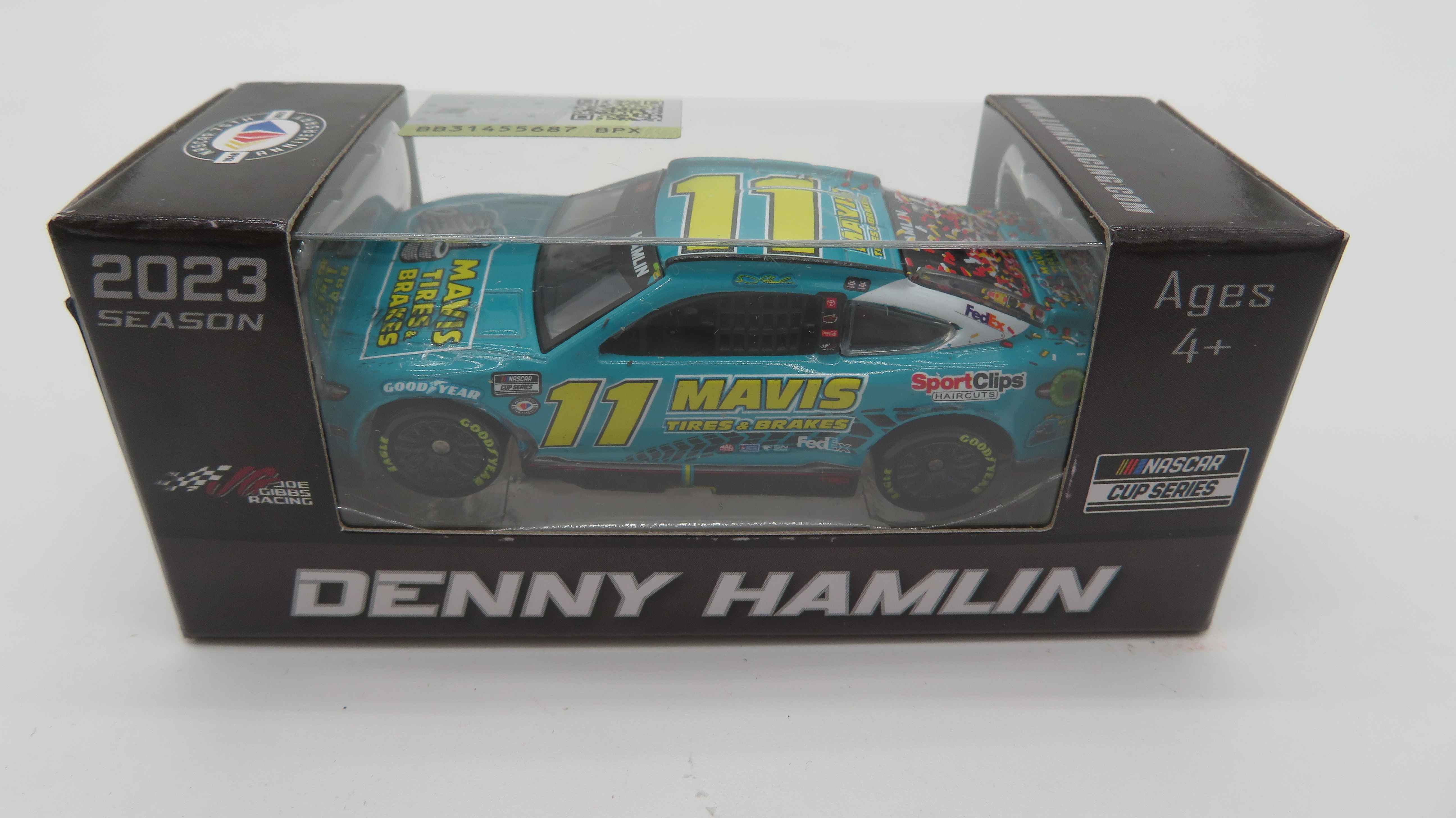 Denny Hamlin 2023 #11 Mavis Tire & Brakes Pocono Win 1:64 Nascar Diecast