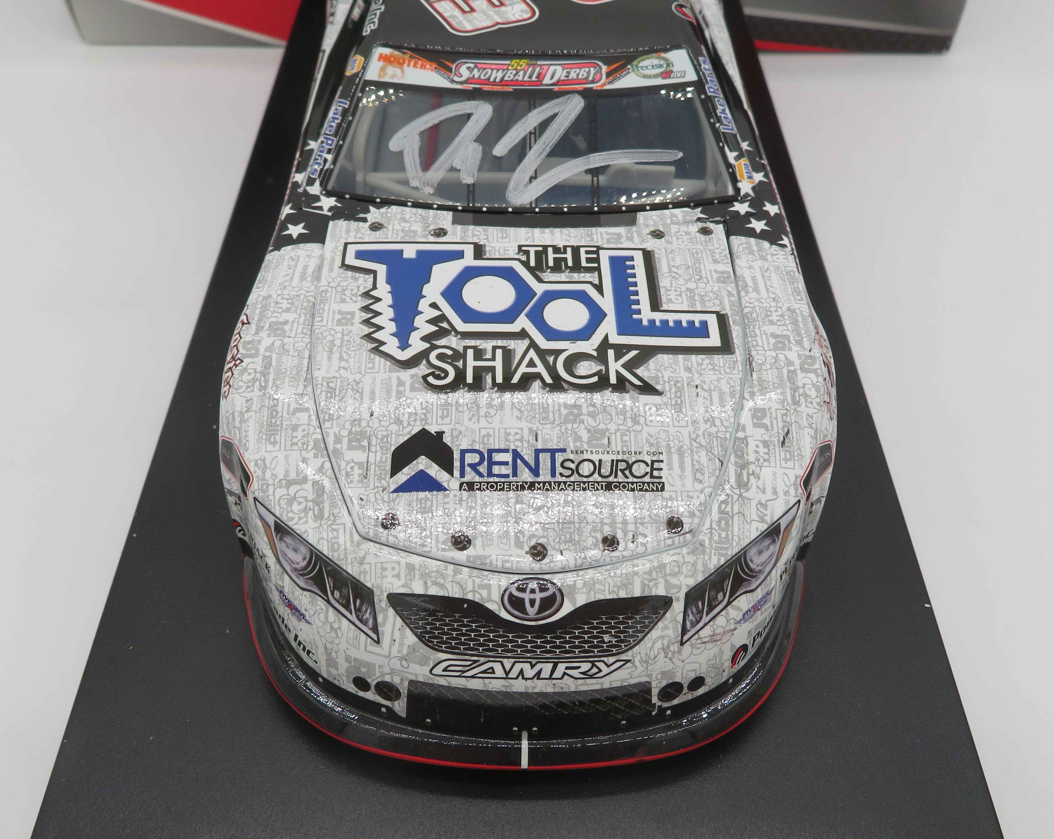 Derek Thorn Autographed 2022 Campbell Motorsports Snowball Derby 12/4 ...