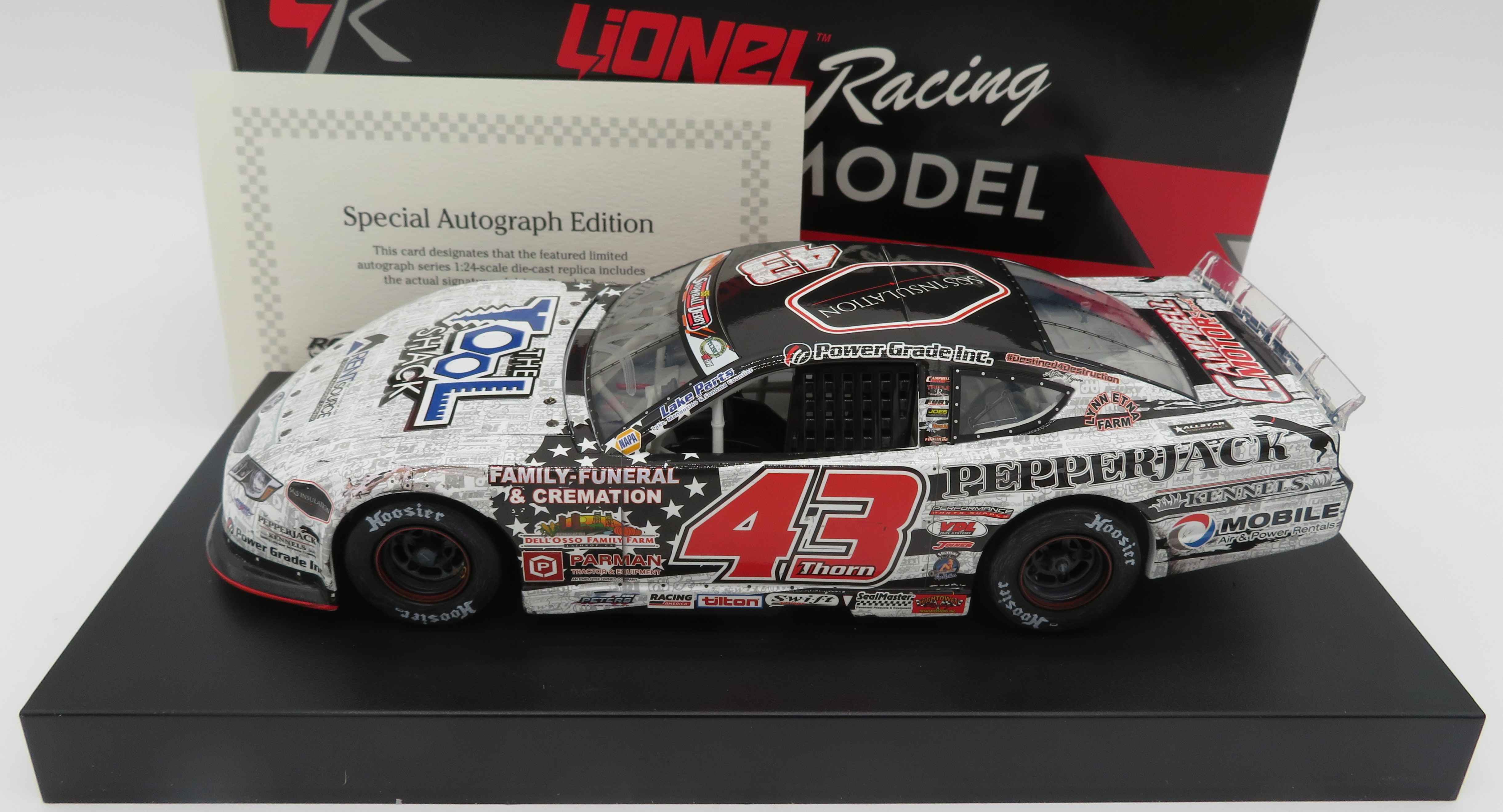 Derek Thorn Autographed 2022 Campbell Motorsports Snowball Derby 12/4 ...