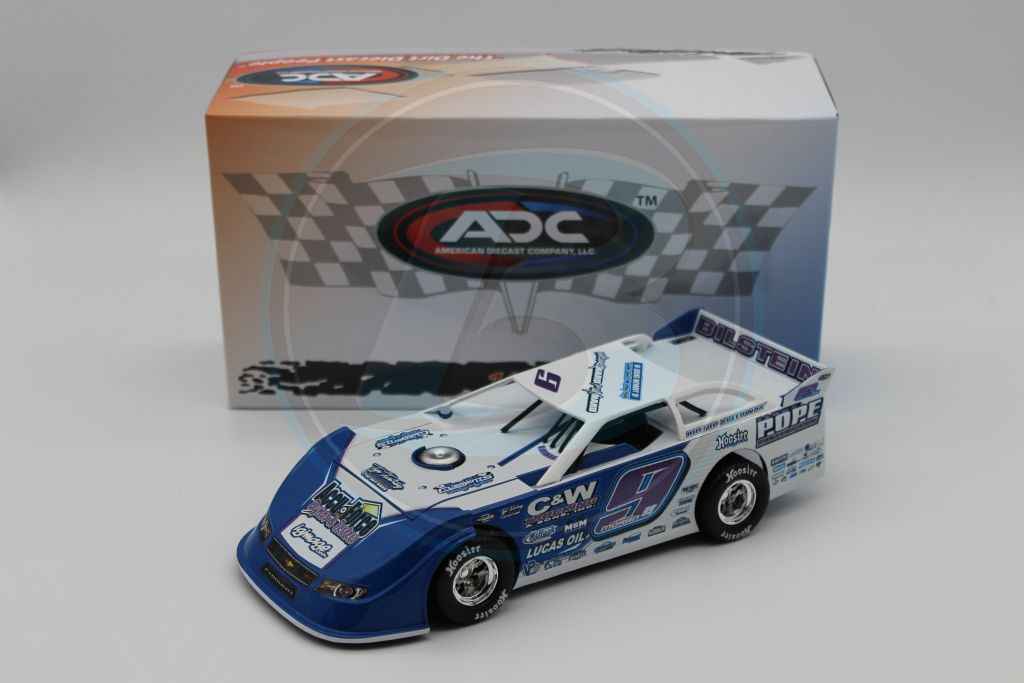 Devin Moran 2021 #9 PINK 1:24 Dirt Late Model Diecast