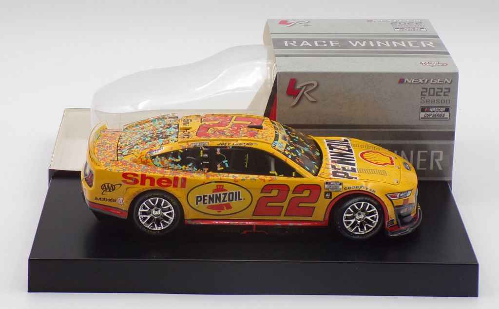 Car NASCAR 2022 #22 SHELL PENNZOIL WWT GATEWAY WIN 1/64 CAR Joey Logano