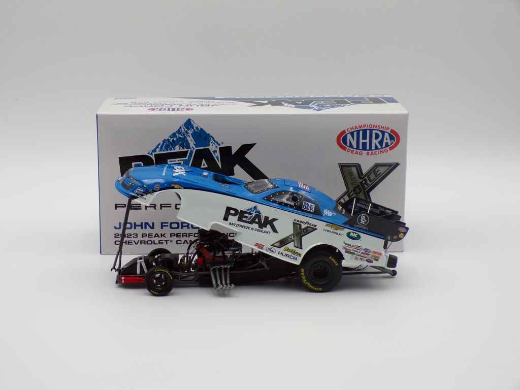 John Force 2023 Peak 1:24 Funny Car NHRA Diecast