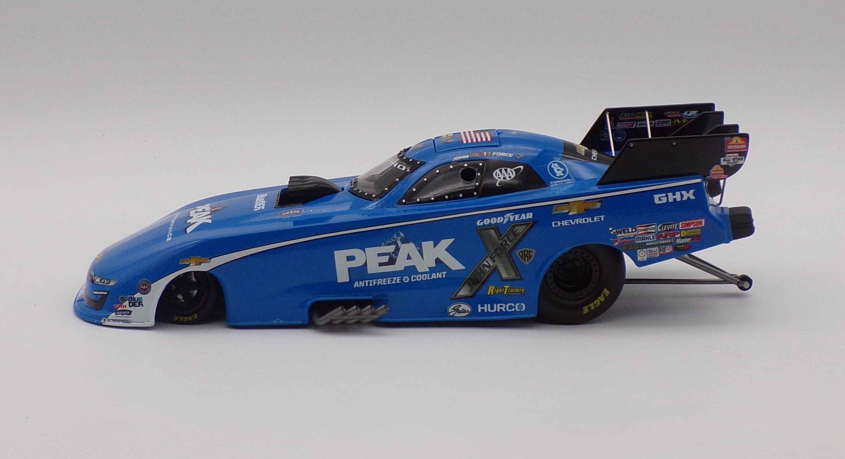John Force 2024 Peak Funny Car 1:24 NHRA Diecast Diecast