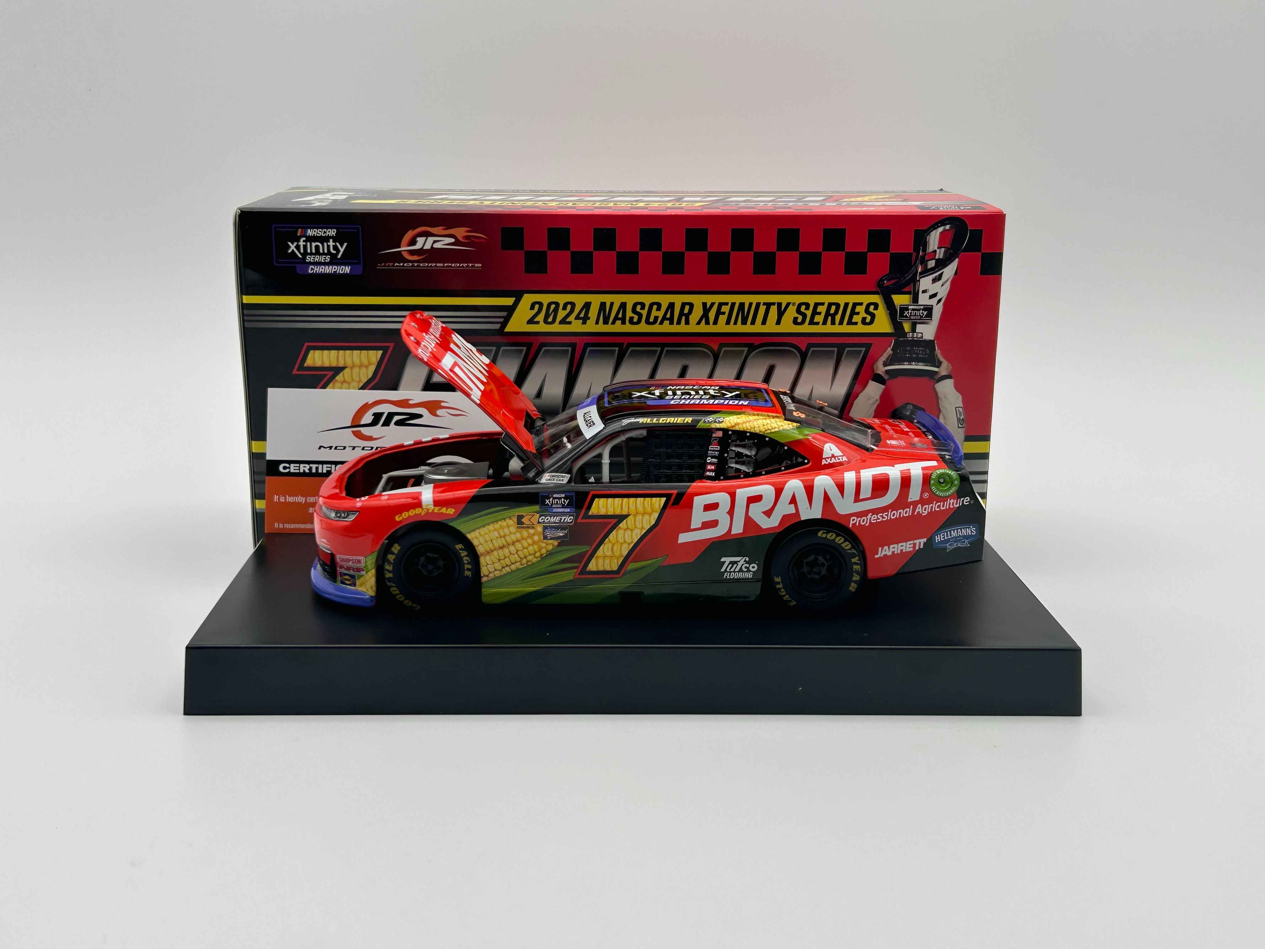Justin Allgaier Autographed 2024 Xfinity Series Champion 1:24 Nascar ...