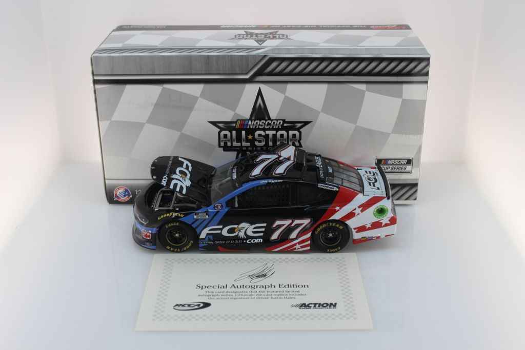 Justin Haley Autographed 2020 FOE All-Star 1:24 Light-Up Nascar Diecast