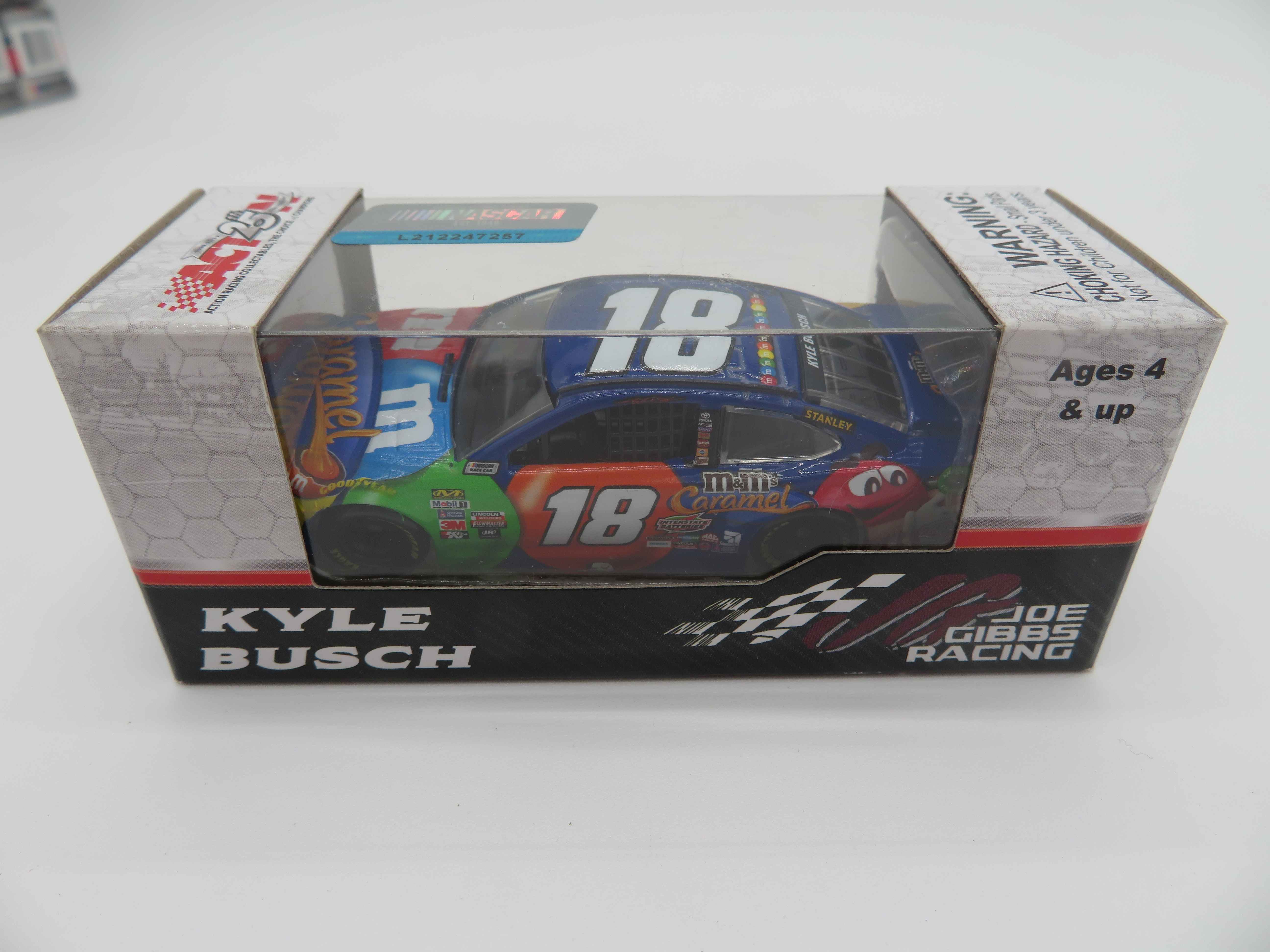 Kyle Busch 2017 #18 M&M's Brand Caramel 1:64 Nascar Diecast