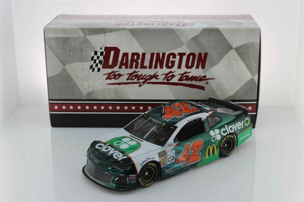 Kyle Larson 2019 Clover Darlington Throwback 1:24 Color Chrome Nascar ...