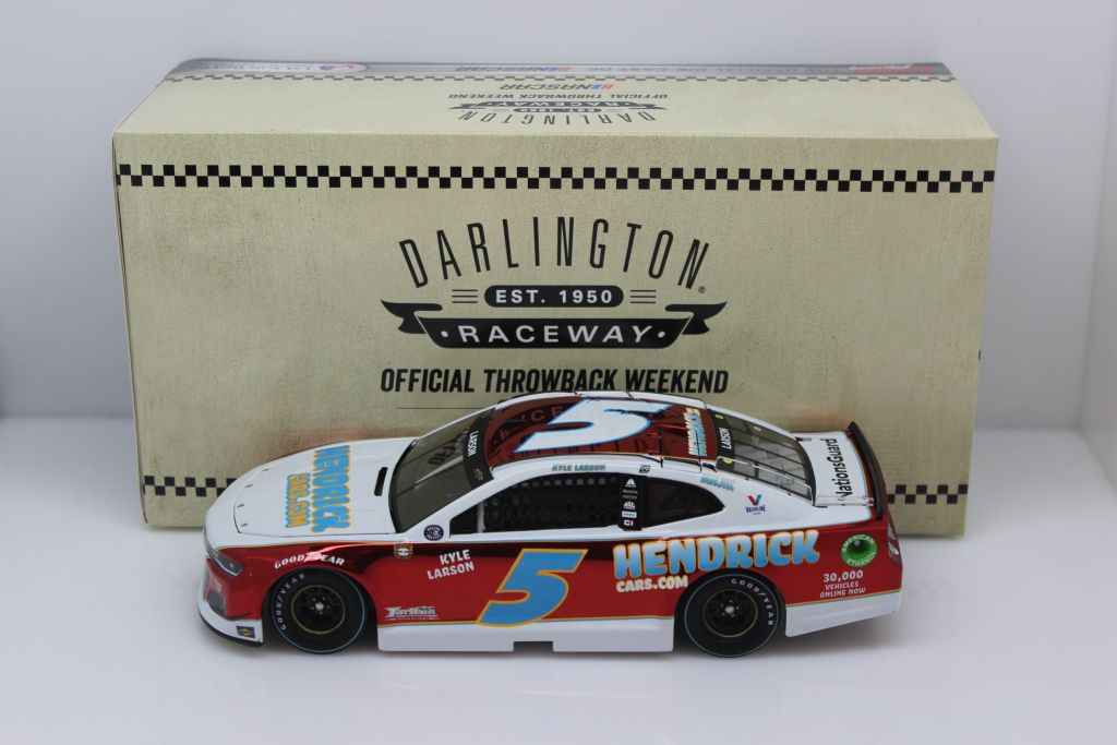 Kyle Larson 2021 HendrickCars.com Darlington Throwback 1:24 Color ...