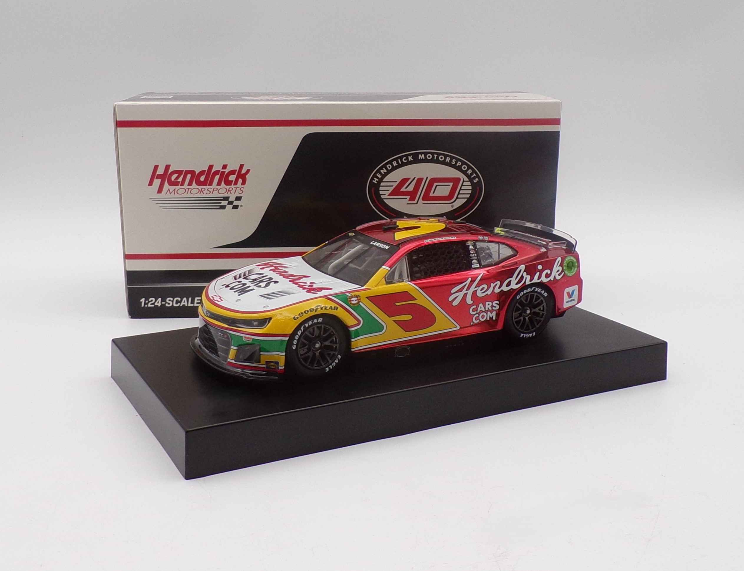 Kyle Larson 2024 Hendrickcars.com Throwback 1:24 Color Chrome Nascar ...