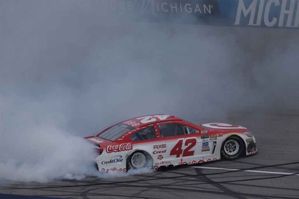 Kyle Larson Autographed 2017 Target/2nd Michigan Win 1:24 Nascar Diecast