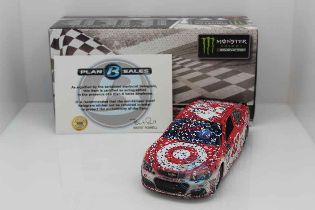 Kyle Larson Autographed w/ Paint Pen 2017 Target/2nd Michigan Win 1:24 ...