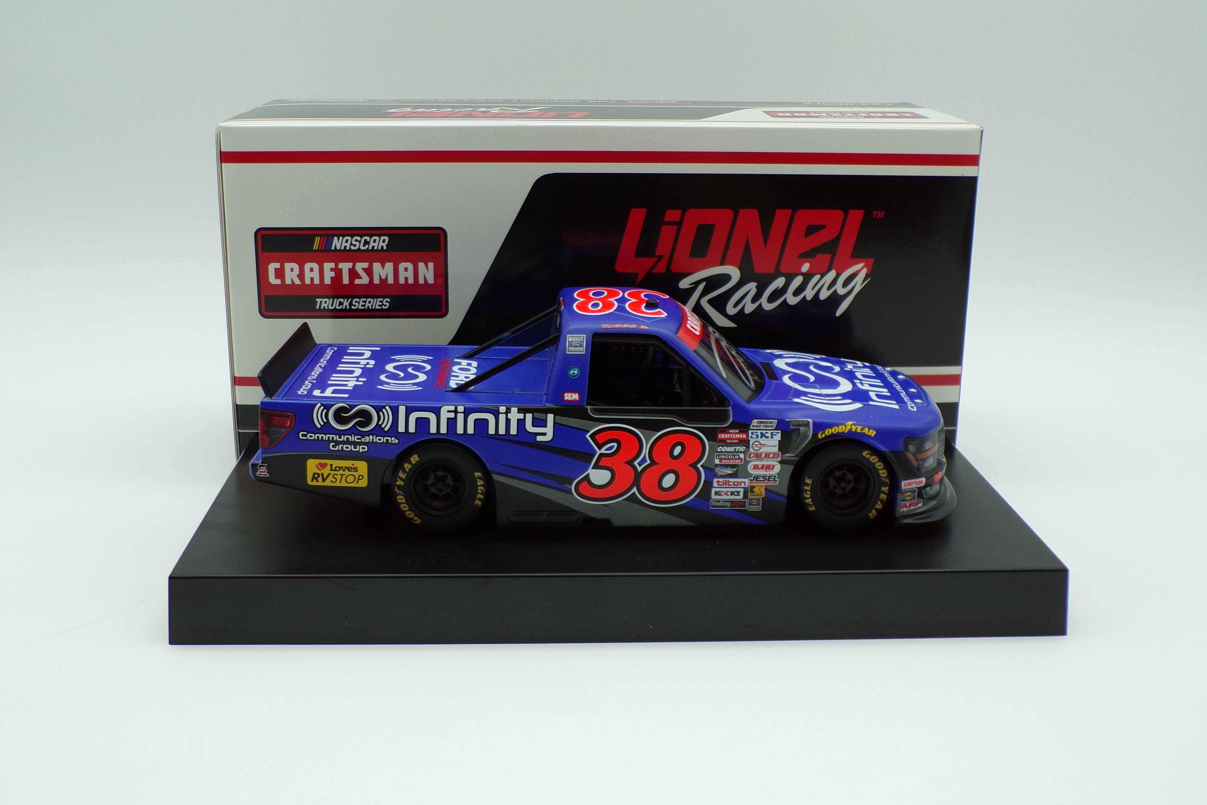 Layne Riggs Autographed 2024 Infinity Communications Group Truck Series ...