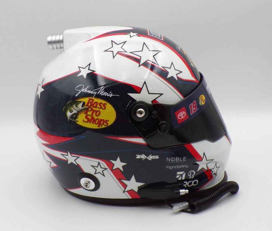 Martin Truex Jr. 2023 Bass Pro Shops Patriotic Full Size Replica Helmet
