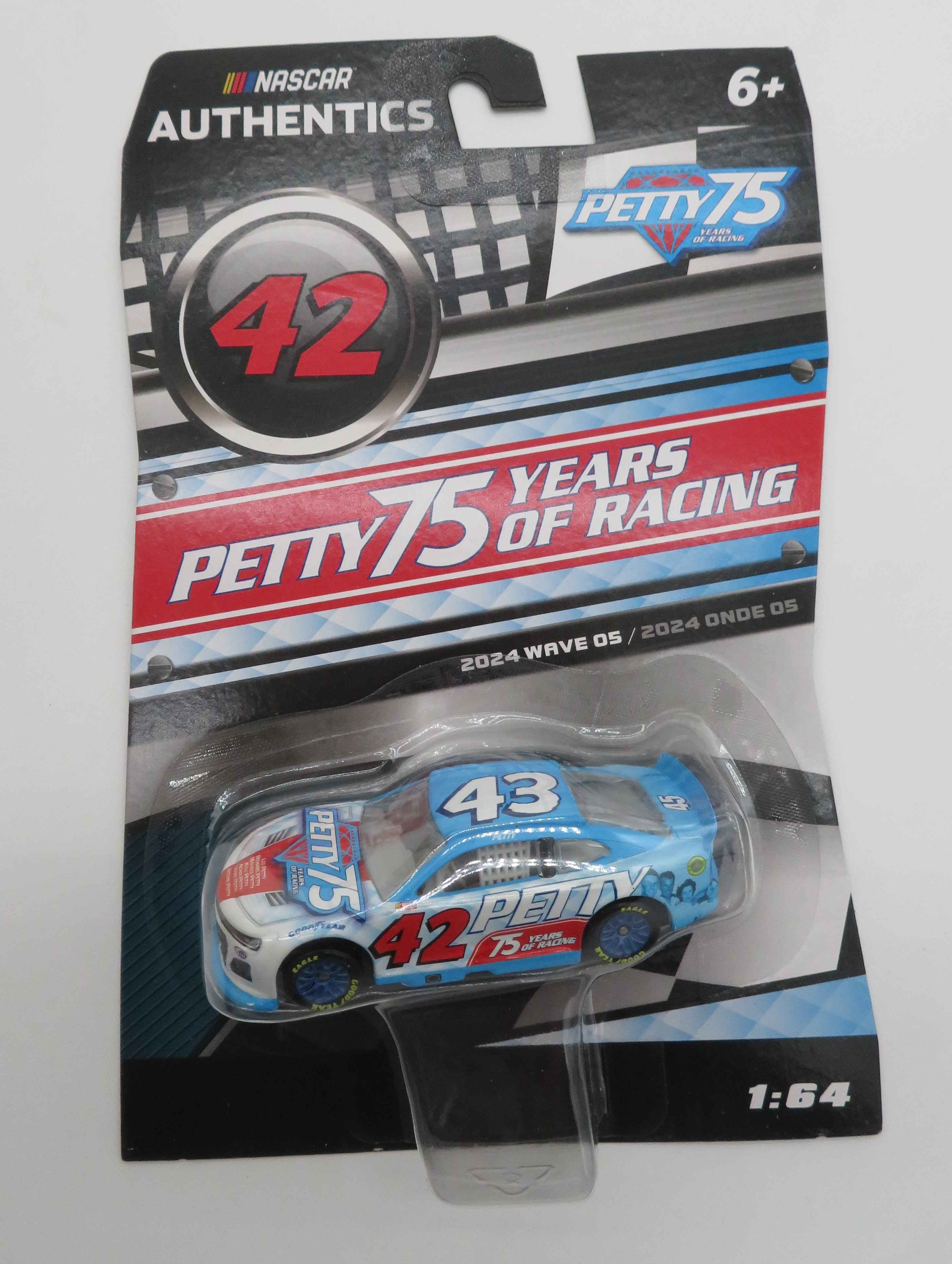 Petty Family 2024 Petty 75th Anniversary 1:64 Wave 5 Nascar Authentics