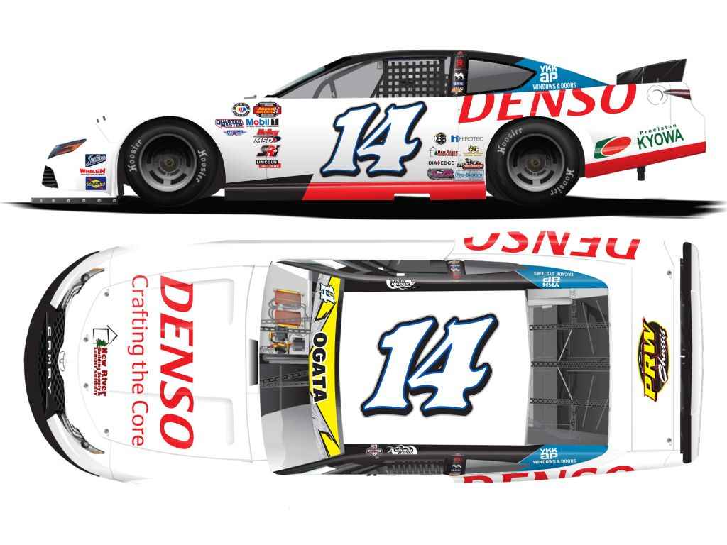 Akinori Ogata 2023 #4 Denso 1:24 Late Model Stock Car Diecast