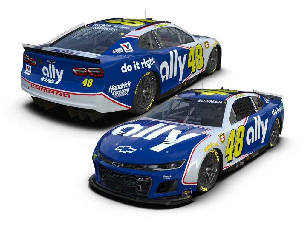 Alex Bowman 2024 Ally Throwback 1:64 Nascar Diecast