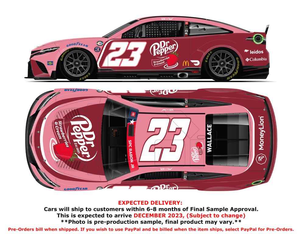 Bubba Wallace 2023 Dr Pepper Strawberries & Cream 1:64 Nascar Diecast