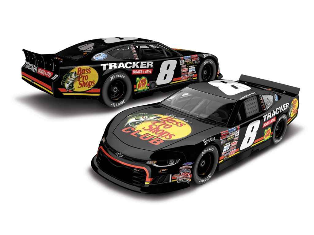 Carson Kvapil Autographed 2023 Bass Pro Shops 1:24 Late Model Stock Car ...