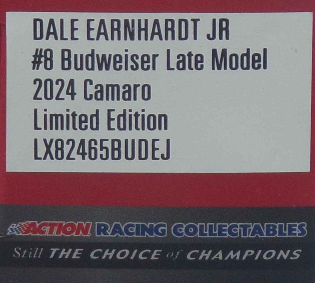 Dale Earnhardt Jr 2024 Budweiser 1:64 Late Model Stock Car Diecast