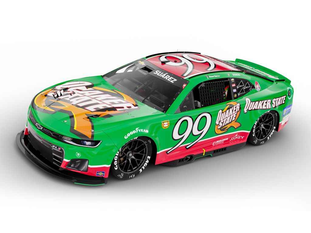 Daniel Suarez 2024 Quaker State Throwback 1:64 Nascar Diecast