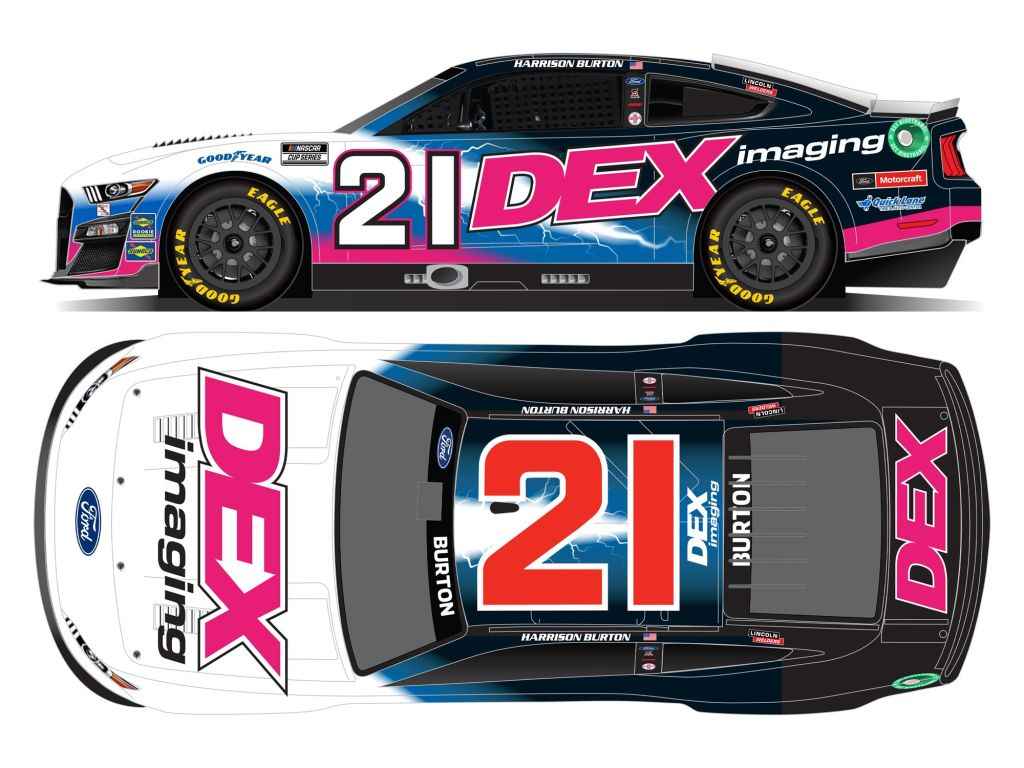 Harrison Burton 2022 Dex Imaging Darlington Throwback 1:24 Nascar Diecast
