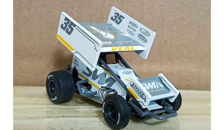 Jamie Veal 2025 SWI #35 1:50 Sprint Car Diecast