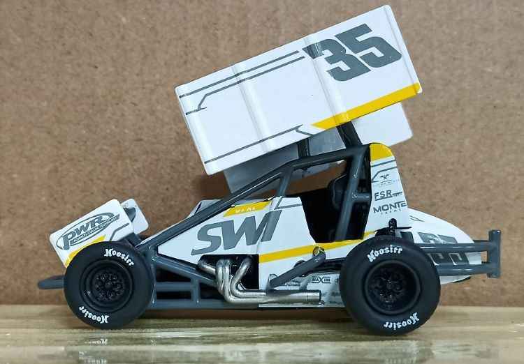 Jamie Veal 2025 SWI #35 1:50 Sprint Car Diecast