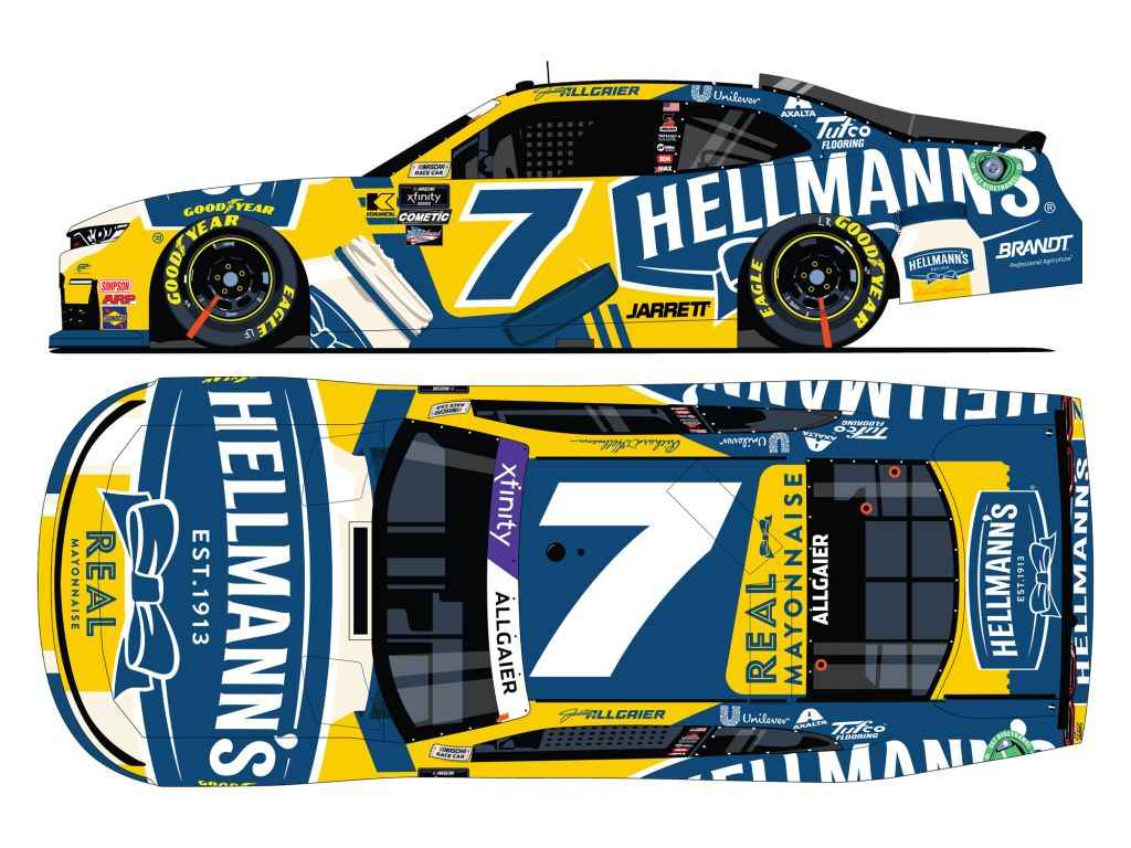 Justin Allgaier 2024 Hellmann's 1:64 Nascar Diecast