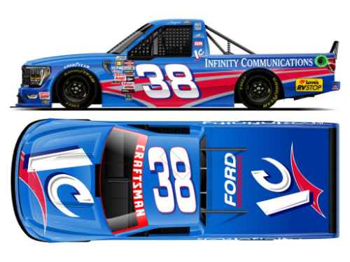 Layne Riggs 2024 Infinity Communications Throwback Truck Series 1:64 ...