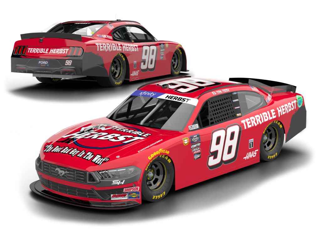 Riley Herbst 2024 Terrible Herbst Throwback 1:24 Nascar Diecast ...