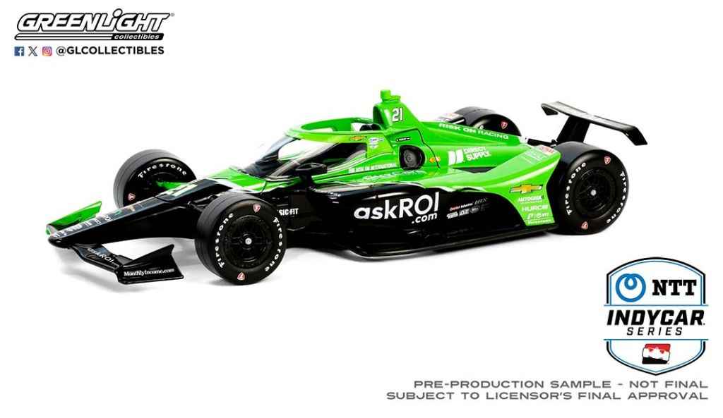 Rinus VeeKay / Ed Carpenter Racing #21 TBD - NTT IndyCar Series 1:18 ...