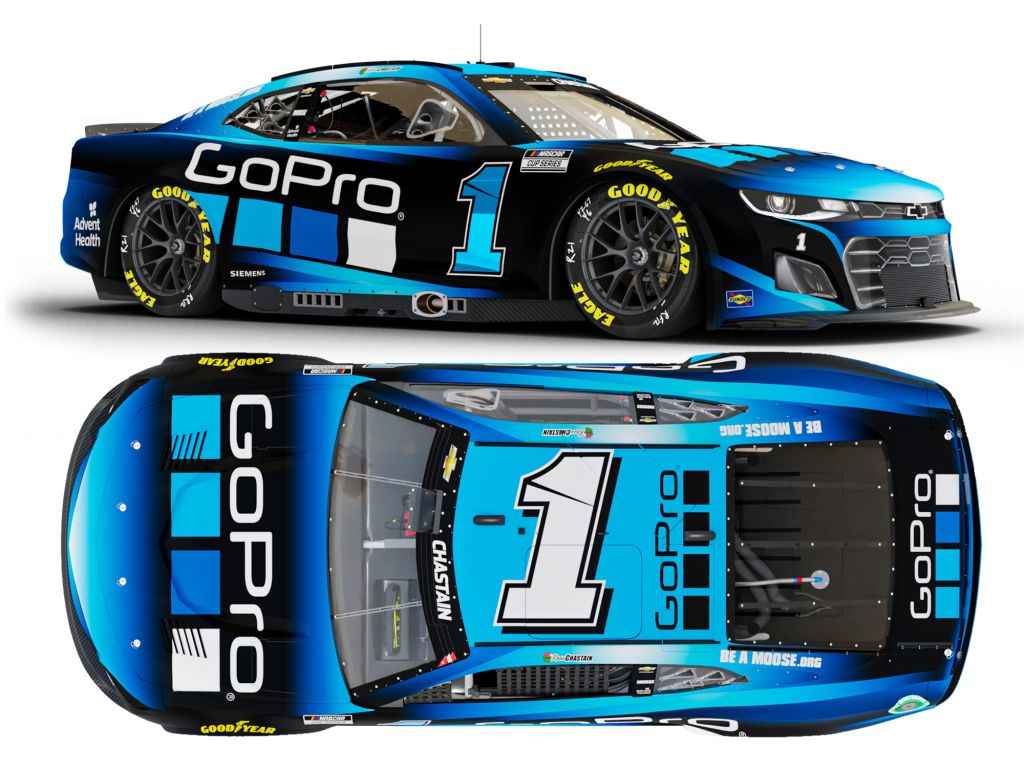 Ross Chastain Autographed 2022 GoPro 1:24 Nascar Diecast