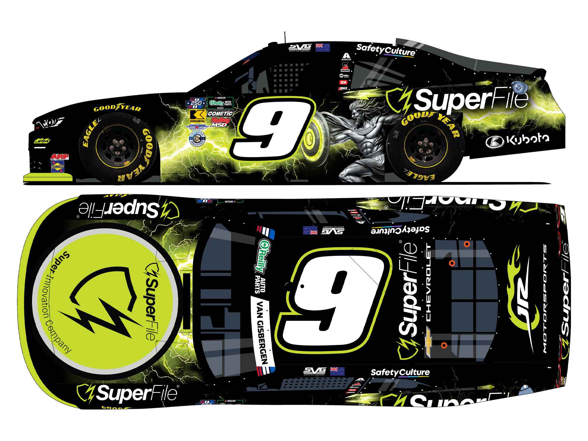 Shane Van Gisbergen 2026 Superfile 1:24 Liquid Color Nascar Diecast - O ...