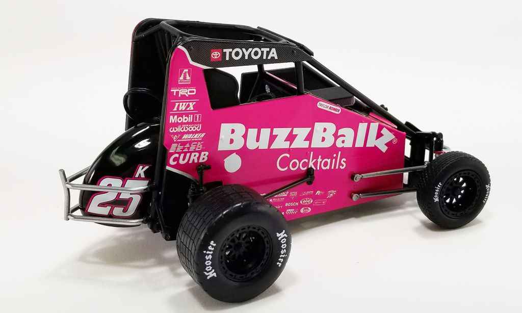 Taylor Reimer 2022 #25 BuzzBallz Cocktails 1:18 Midget Diecast