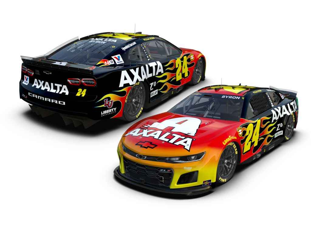William Byron 2024 Axalta Throwback 1:24 Nascar Diecast
