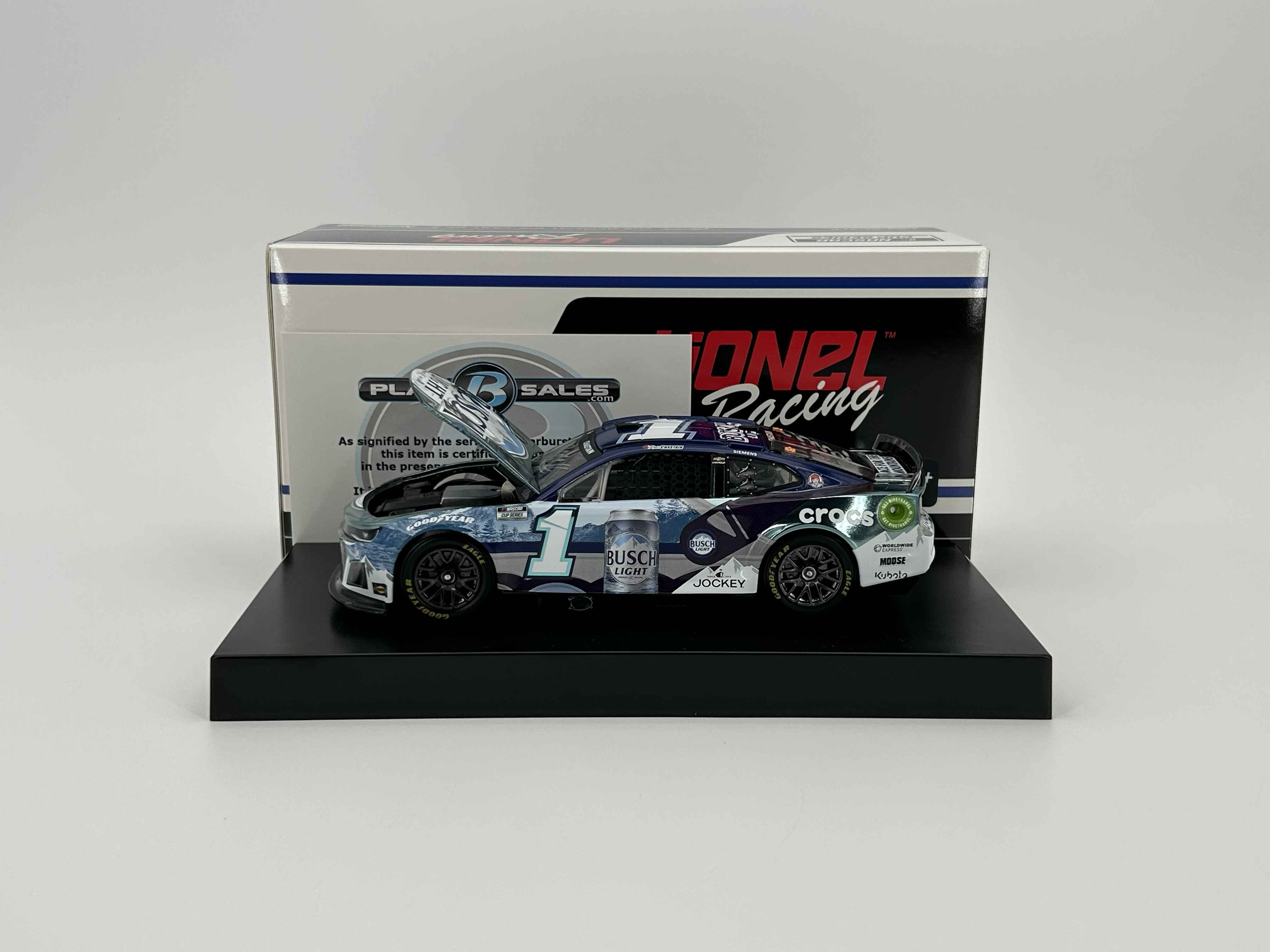 Ross Chastain Autographed 2024 Busch Light Crocs 1:24 Color Chrome ...