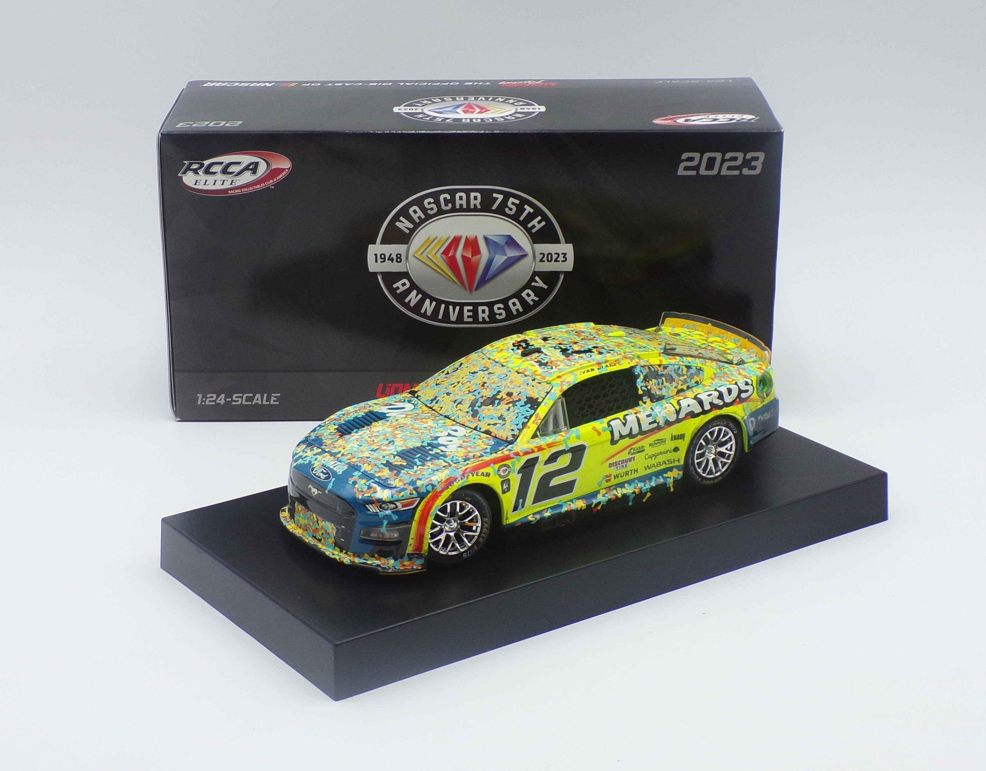 Ryan Blaney 2023 Menards Phoenix Raced Version 1:24 Elite Nascar Diecast