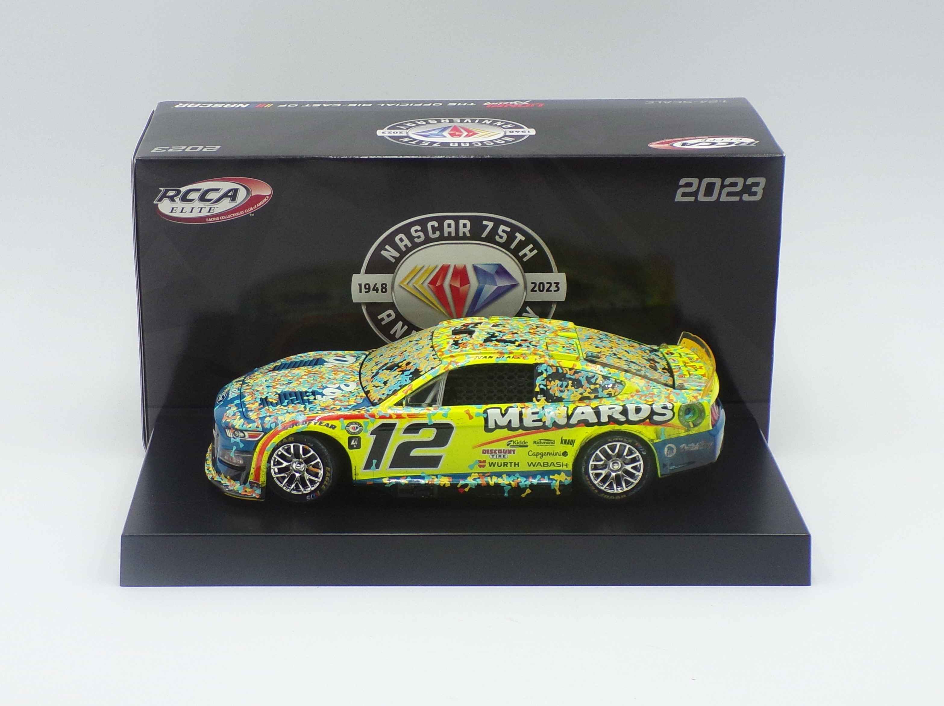 Ryan Blaney 2023 Menards Phoenix Raced Version 1:24 Elite Nascar Diecast