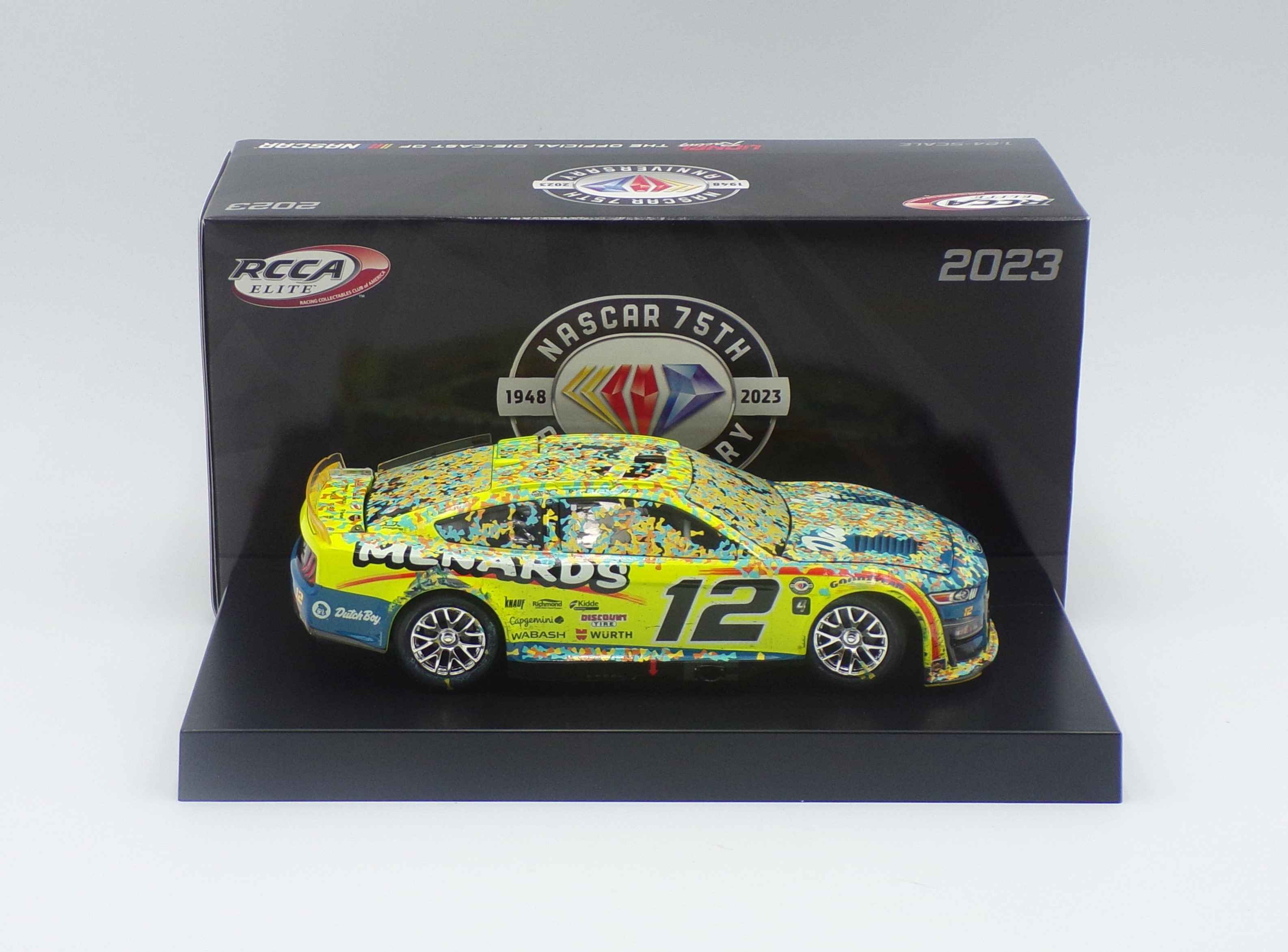 Ryan Blaney 2023 Menards Phoenix Raced Version 1:24 Elite Nascar Diecast