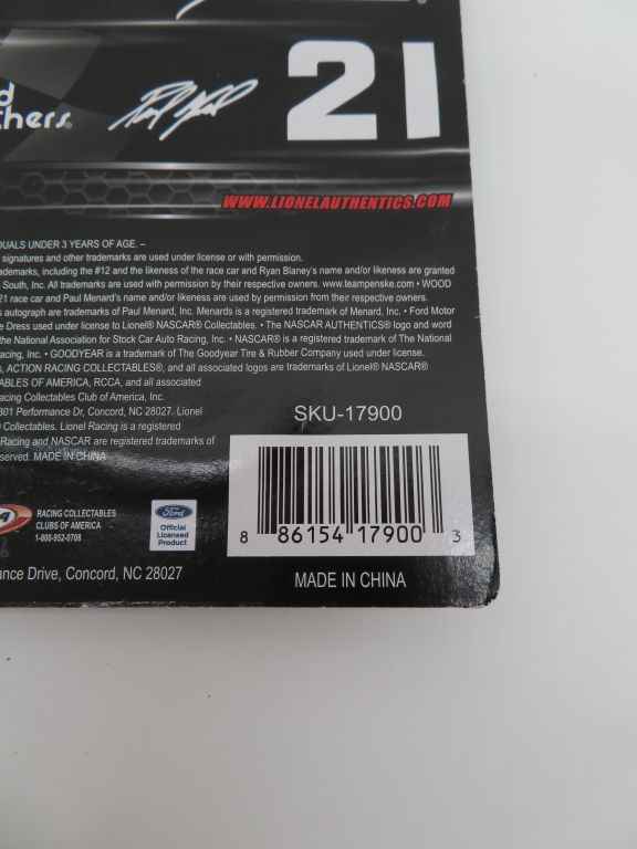 Ryan Blaney / Paul Mendard PPG / Motorcraft 1:87 2 Car Pack Nascar ...