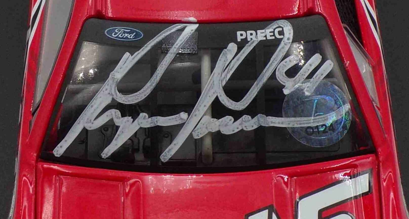 Ryan Preece Autographed 2023 Haas Tooling 1:24 Nascar Diecast
