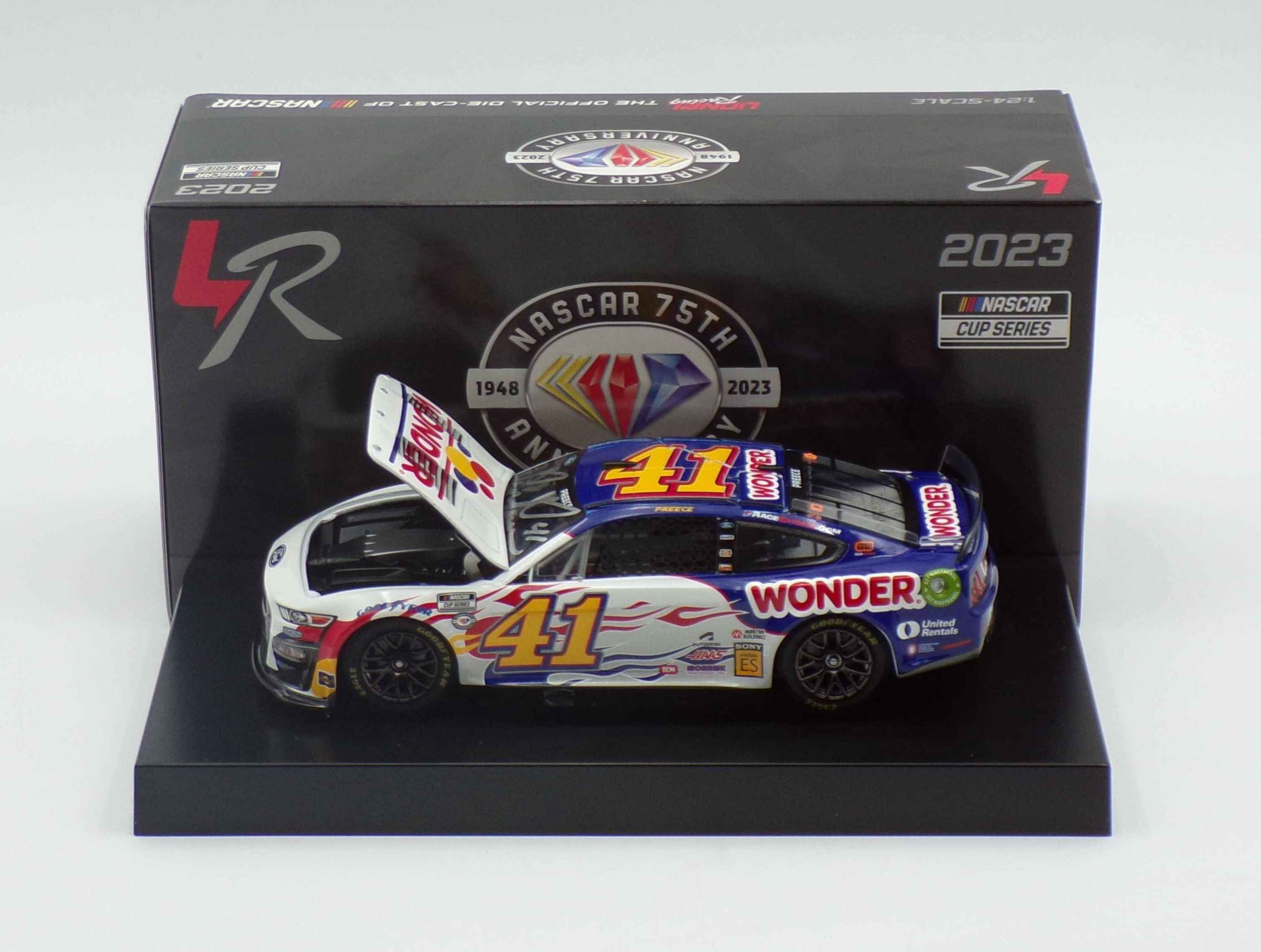 Ryan Preece Autographed 2023 Wonder Bread 1:24 Nascar Diecast