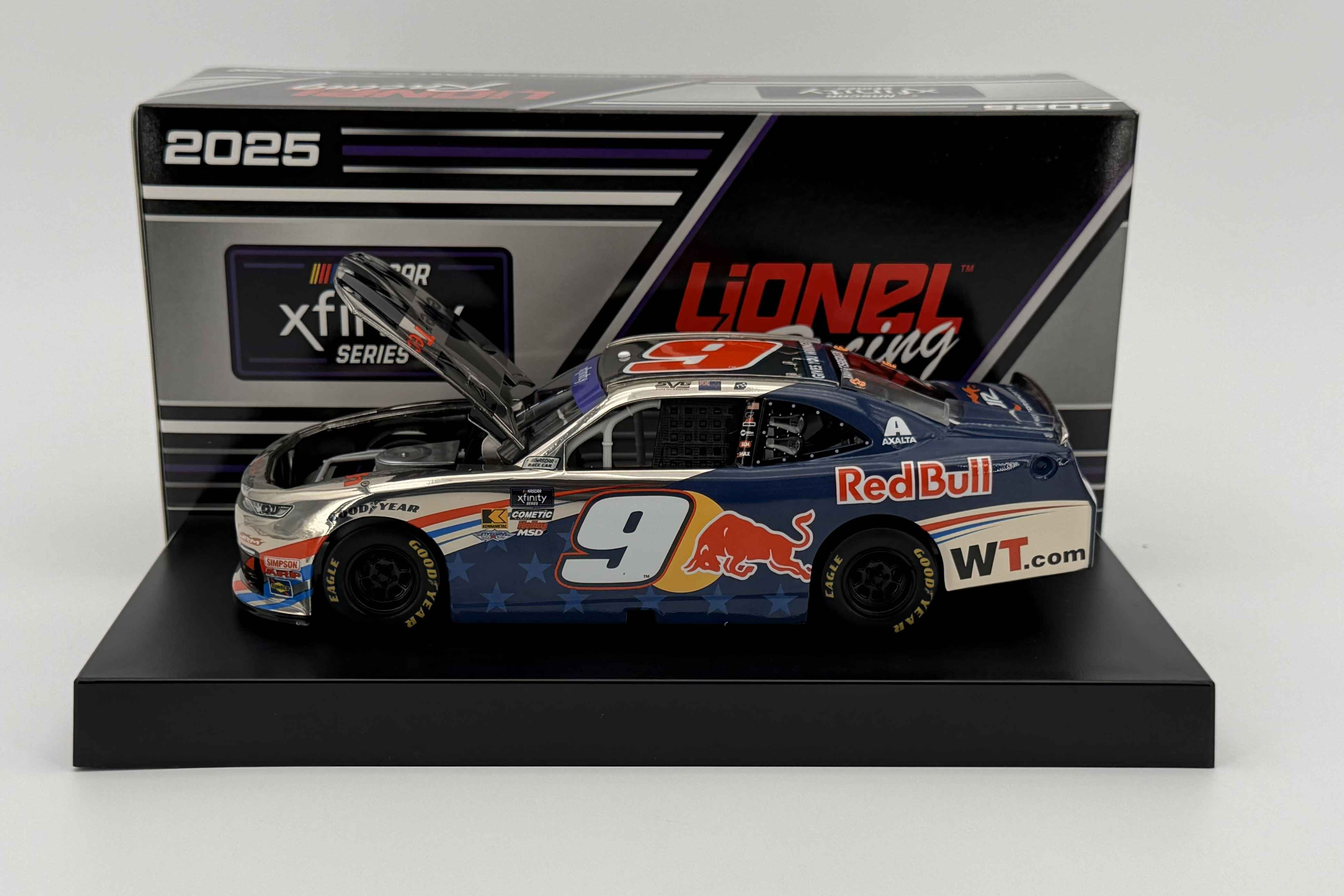 Shane Van Gisbergen 2025 Weathertech/Red Bull 1:24 Color Chrome Nascar ...