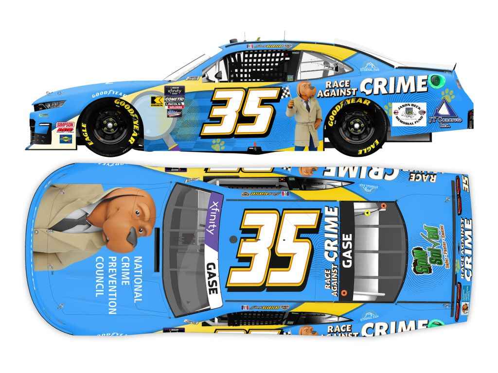 Joey Gase 2024 National Crime Prevention Council 1:24 Nascar Diecast ...