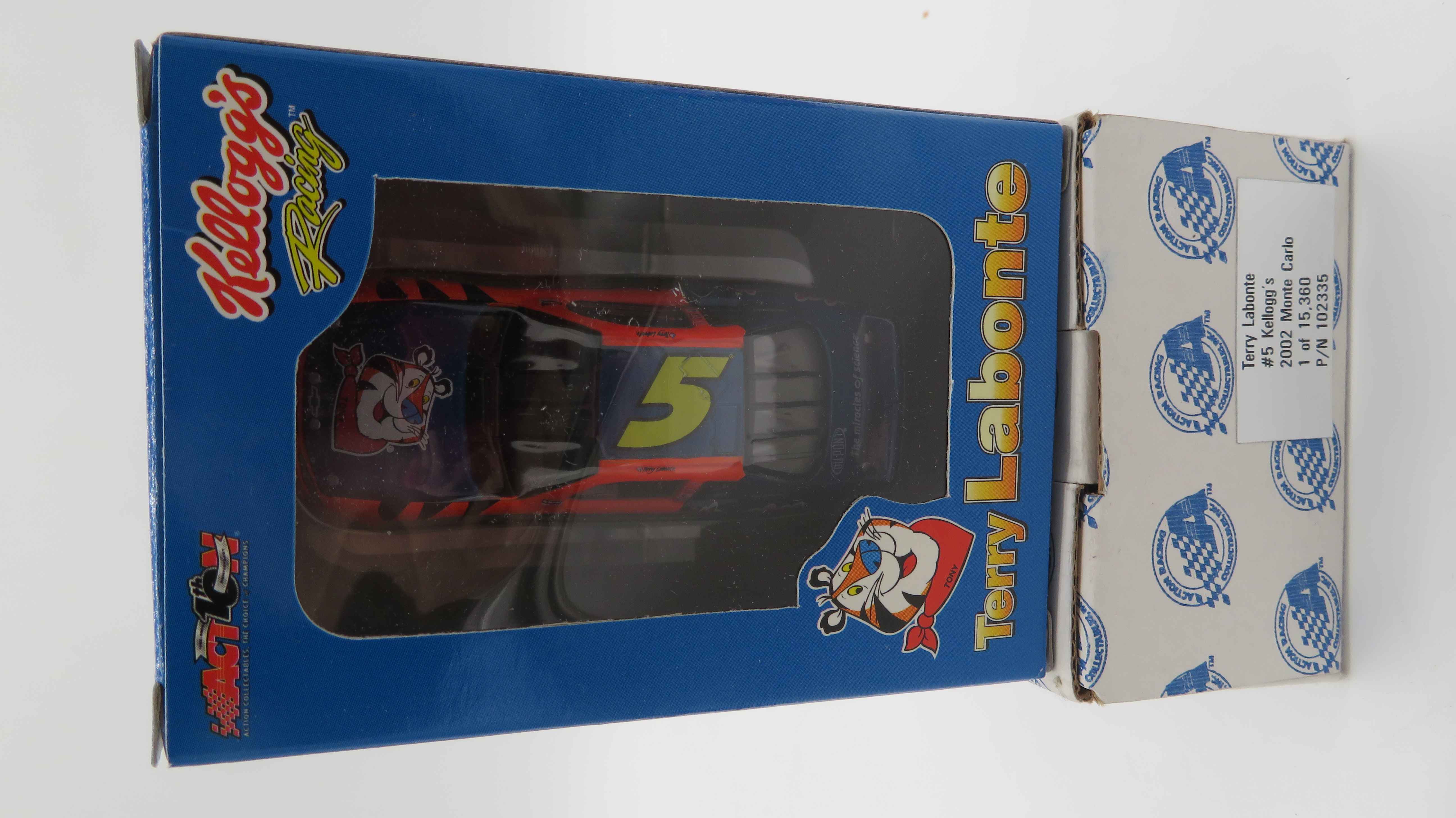 Terry Labonte 2002 #5 Kellogg's 1:64 Cereal Box