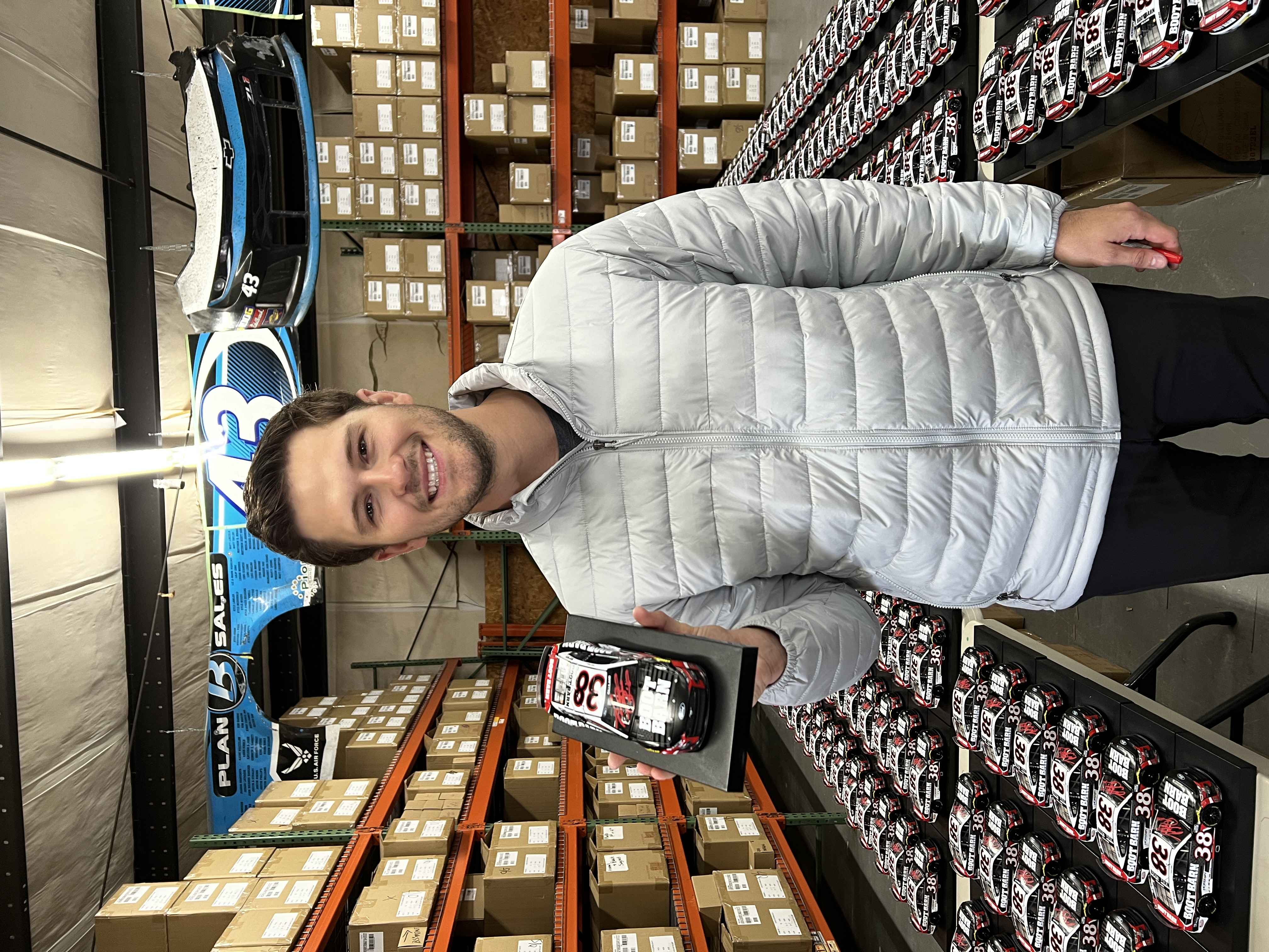 Todd Gilliland Autographed w/ Paint Pen 2022 Boot Barn 1:24 Nascar Diecast