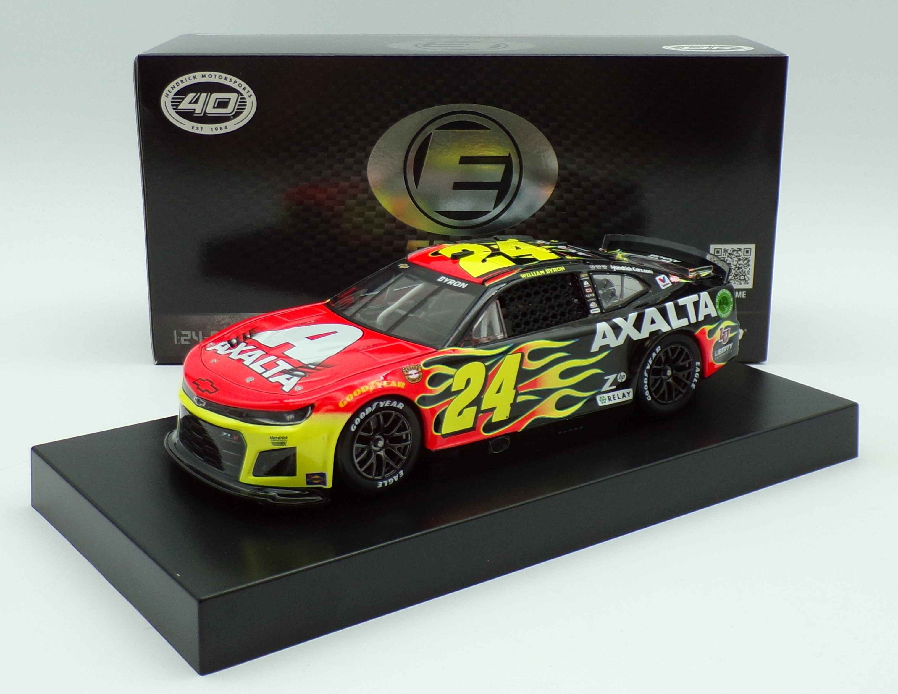 William Byron 2024 Axalta Throwback 1:24 Elite Nascar Diecast