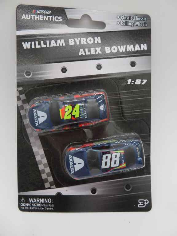 William Byron / Alex Bowman Axalta 1:87 2 Car Pack Nascar Authentics