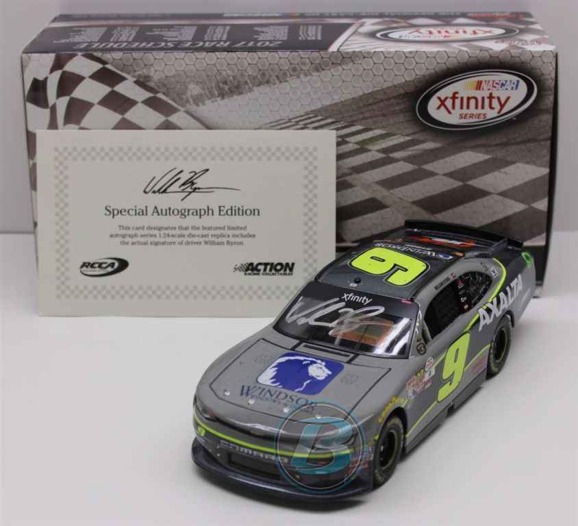 William Byron Autographed 2017 Axalta Coating Systems/Iowa Win 1:24 ...