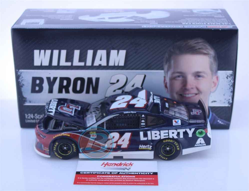 William Byron Autographed 2019 Liberty University 1:24 Nascar Diecast